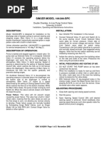 Singer PRV Manual | PDF | Valve | Chemical Engineering