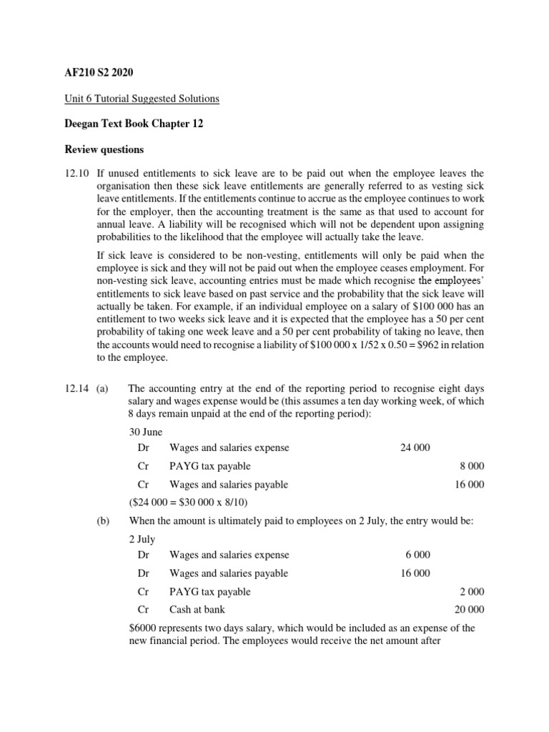 Topic 6 Tutorial Suggested Solutions | PDF | Economies | Business