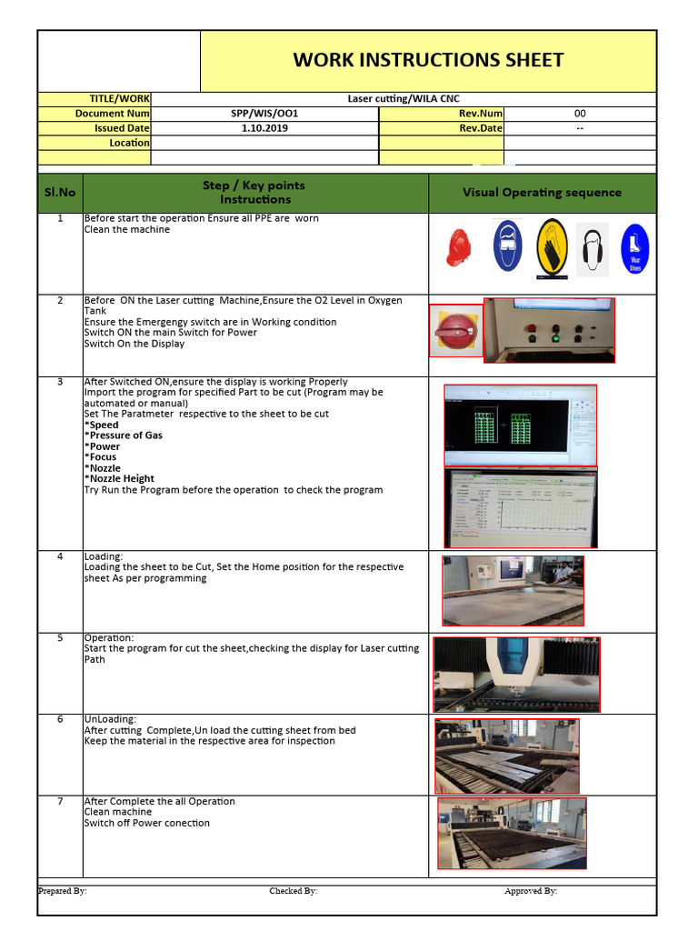 Work Ins Sample | PDF