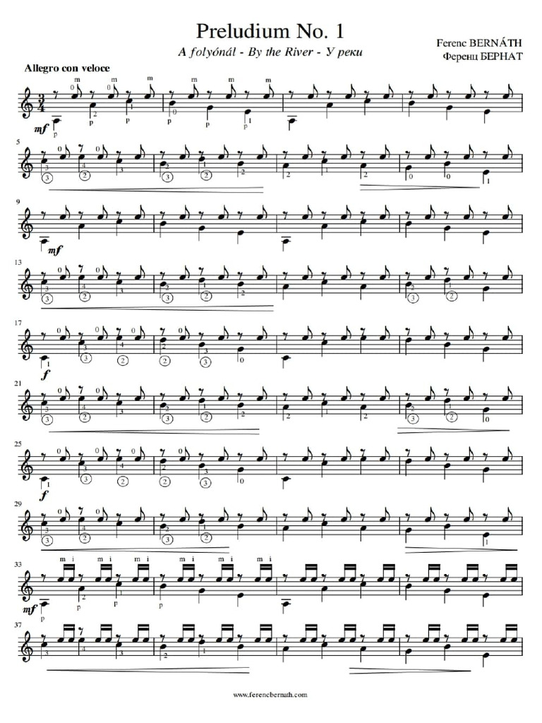 Ferenc_Bernath_-_Prelude_1_-_By_the_River | PDF