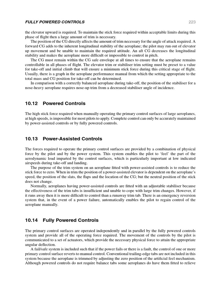 Powered Controls | PDF | Flight Control Surfaces | Takeoff