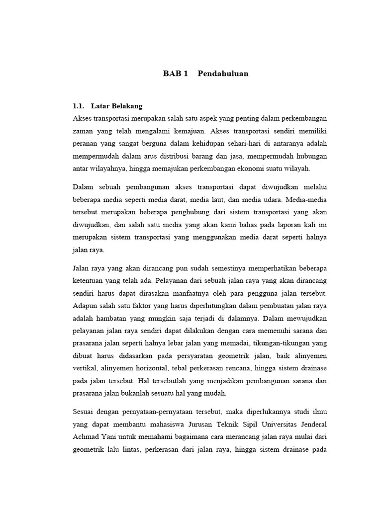 Laporan Pjr Bismillah | PDF