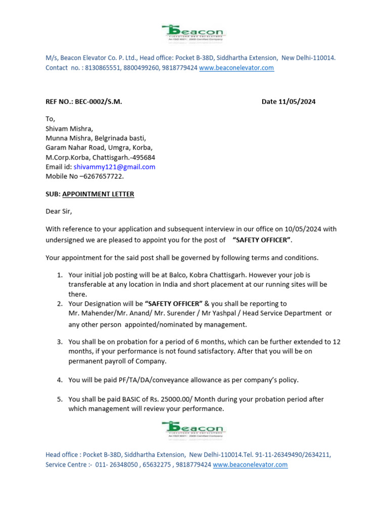 Offer Letter Sm-1 | Download Free PDF | Payments | Economies