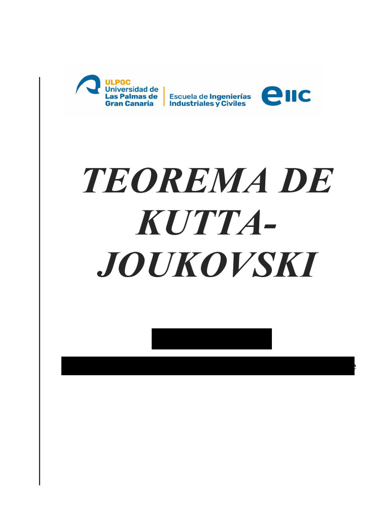 Teorema de Kutta-Joukowski en Aerodinámica | PDF | Levantar (Fuerza ...