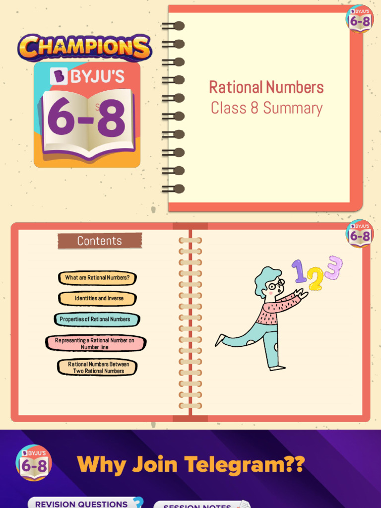 Rational Number - Summary | PDF | Language Arts & Discipline