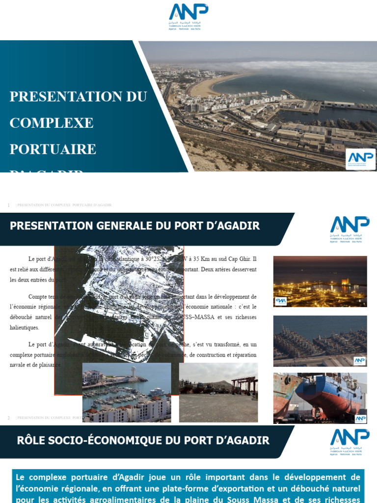 Complexe Portuaire d'Agadir: Présentation | PDF