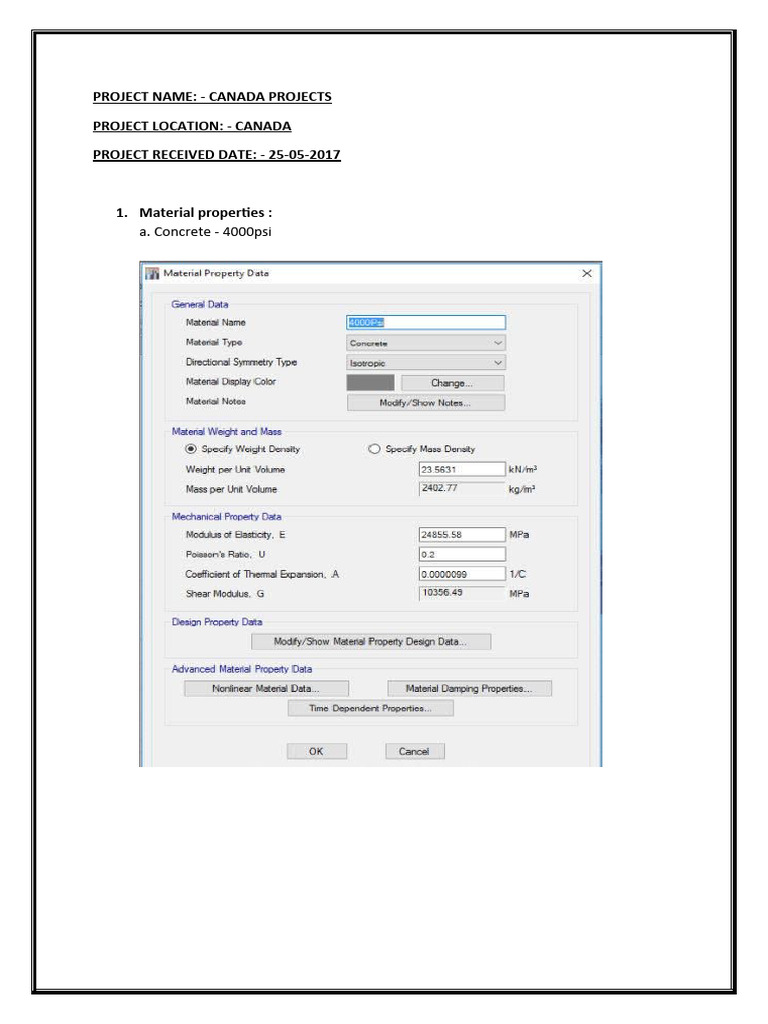 Canada Projects Report | PDF