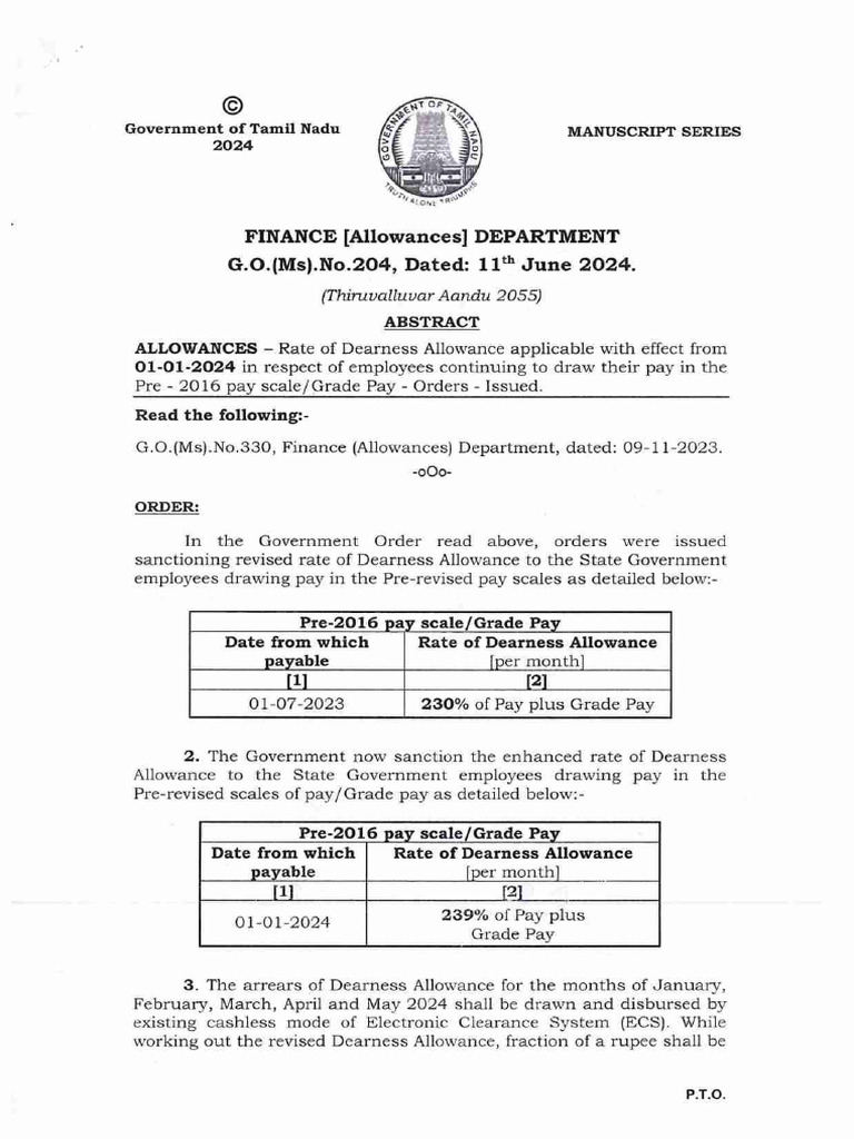 DA-6th Pay Commission | PDF