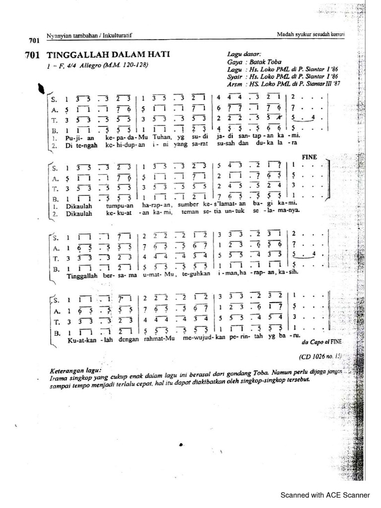 Tinggallah Dalam Hati | PDF