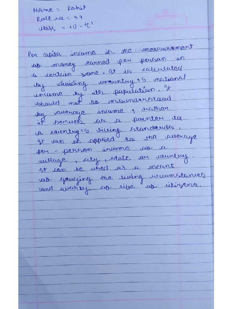 Rohit Class 10 C Roll No 39 SST | PDF