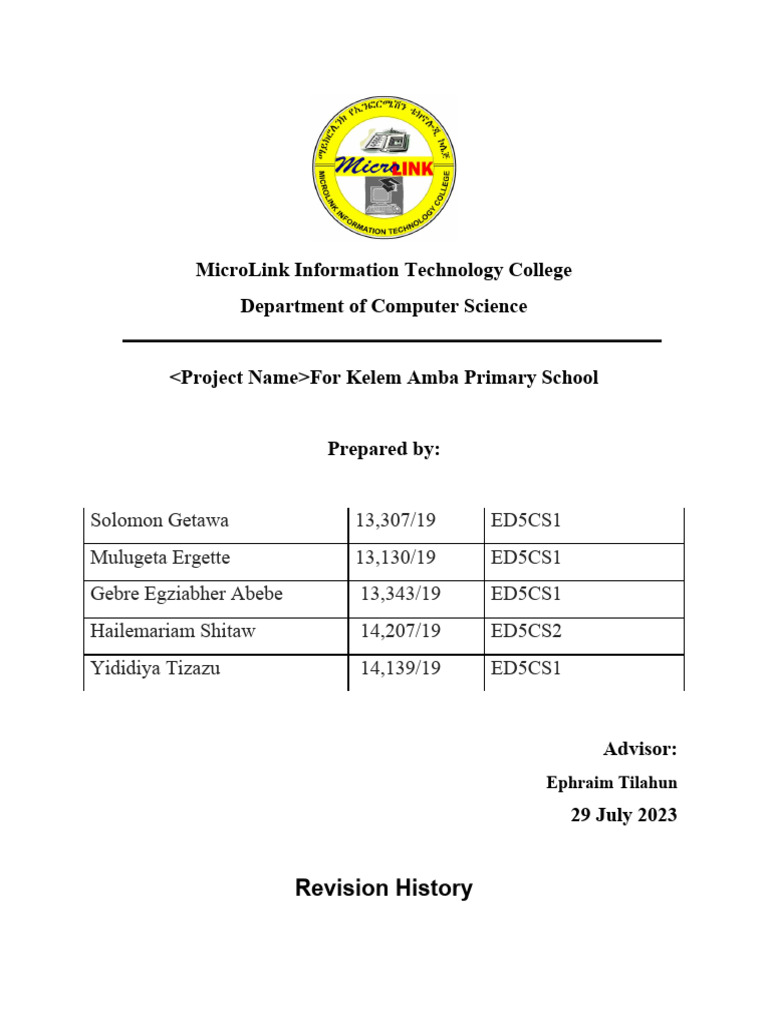 Microlink Information Technology College Department of Computer Science | PDF | Usability ...