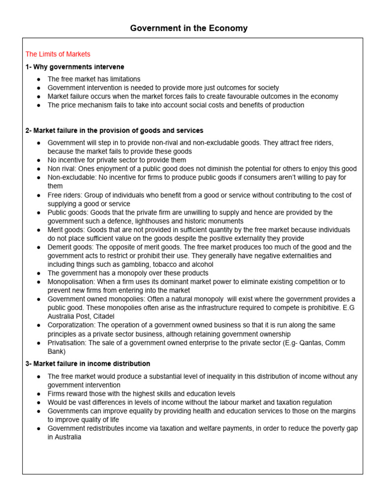 Government Intervention in Market Failures | PDF | Externality | Goods