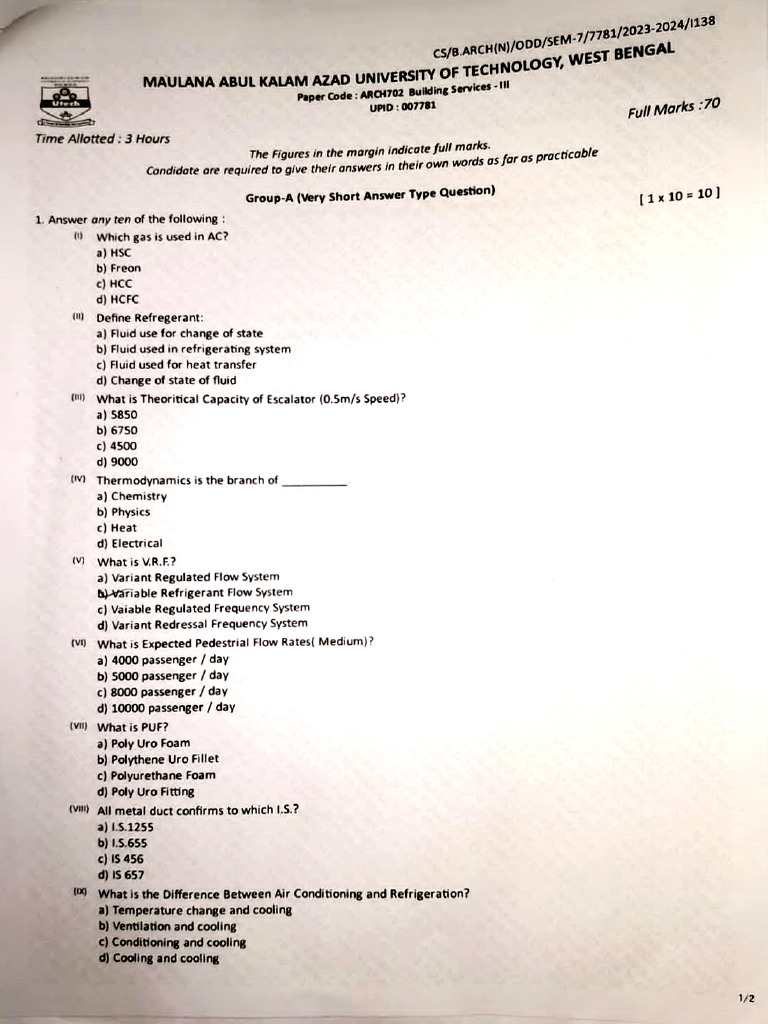 702 2023 Final Exam Question Paper | PDF