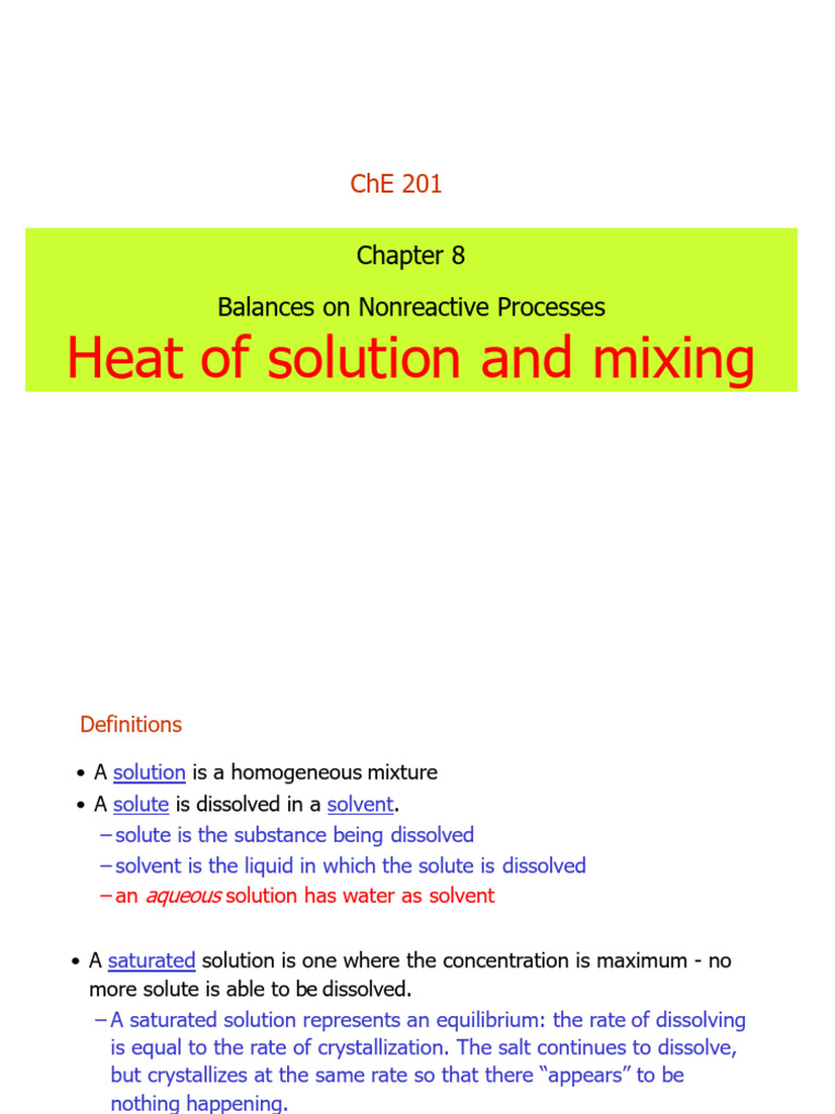 Chapter8 - Part 3 - Jul23 | PDF | Solvation | Solubility