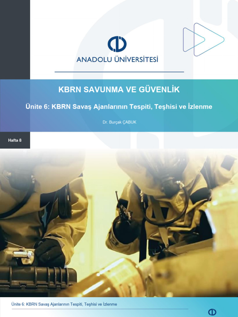 KBRN Savunma Ve Güvenli̇k Dersi̇ | PDF