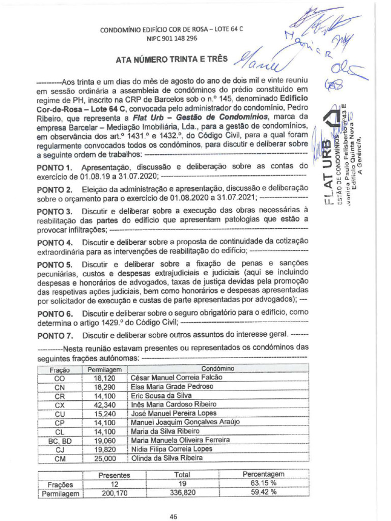 Ata 33 Lote 64-C | PDF