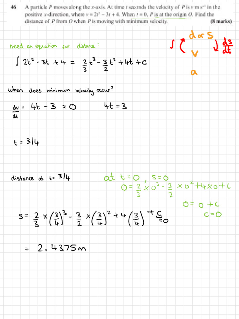 Lesson 28 - Variable Acceleration | PDF | Physical Quantities | Metrology