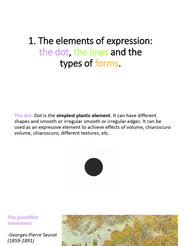 Art (Elements of Expression) | PDF