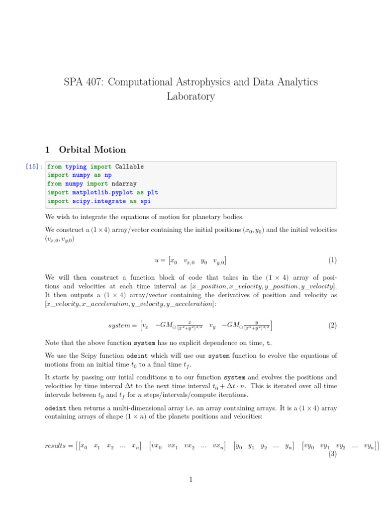 Orbital Motion | PDF | Apsis | Astronomical Unit