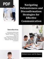 Gibb's Defensive and Supportive Communication Climates | PDF ...