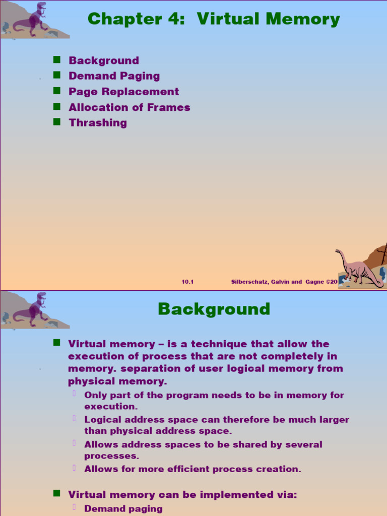 Unit 4 Virtual Memory (Second Part) | PDF | Computer Memory | Computer Architecture