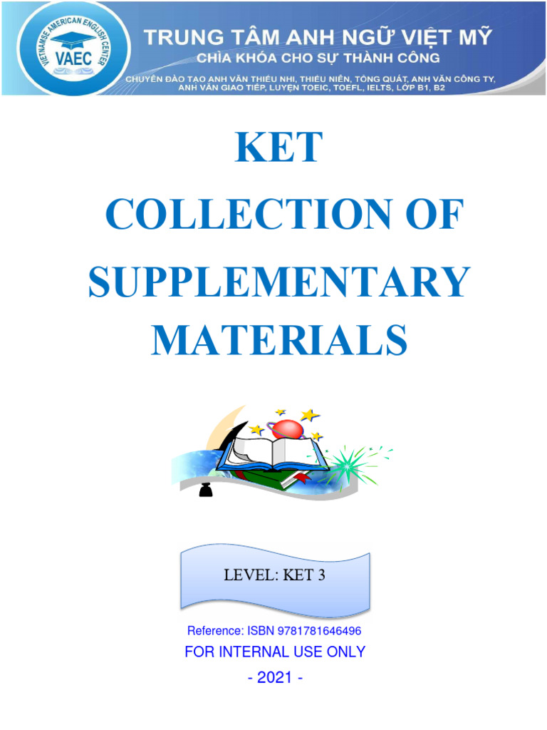 KET 3 Supplementary Materials Guide | PDF | Language Arts & Discipline