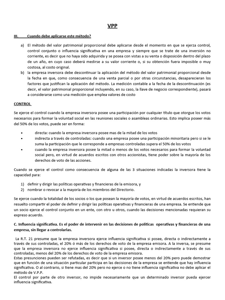 VPP Mio | PDF | Compartir (Finanzas) | Contabilidad