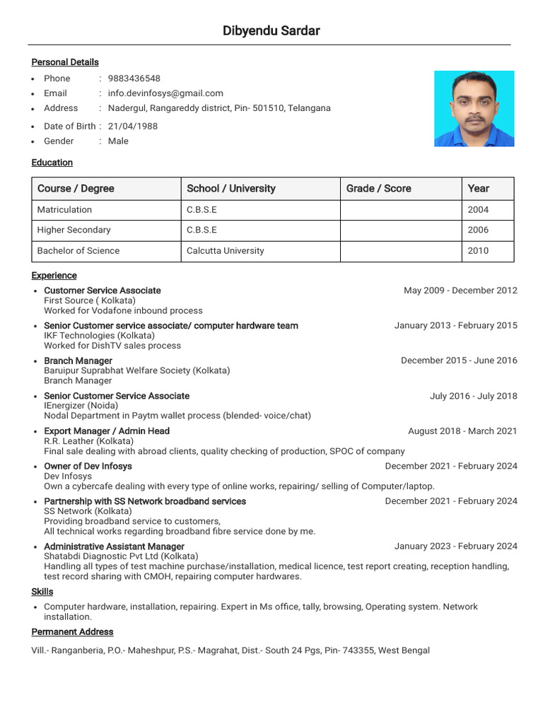 My Updated CV | PDF | Telecommunications | Information And ...