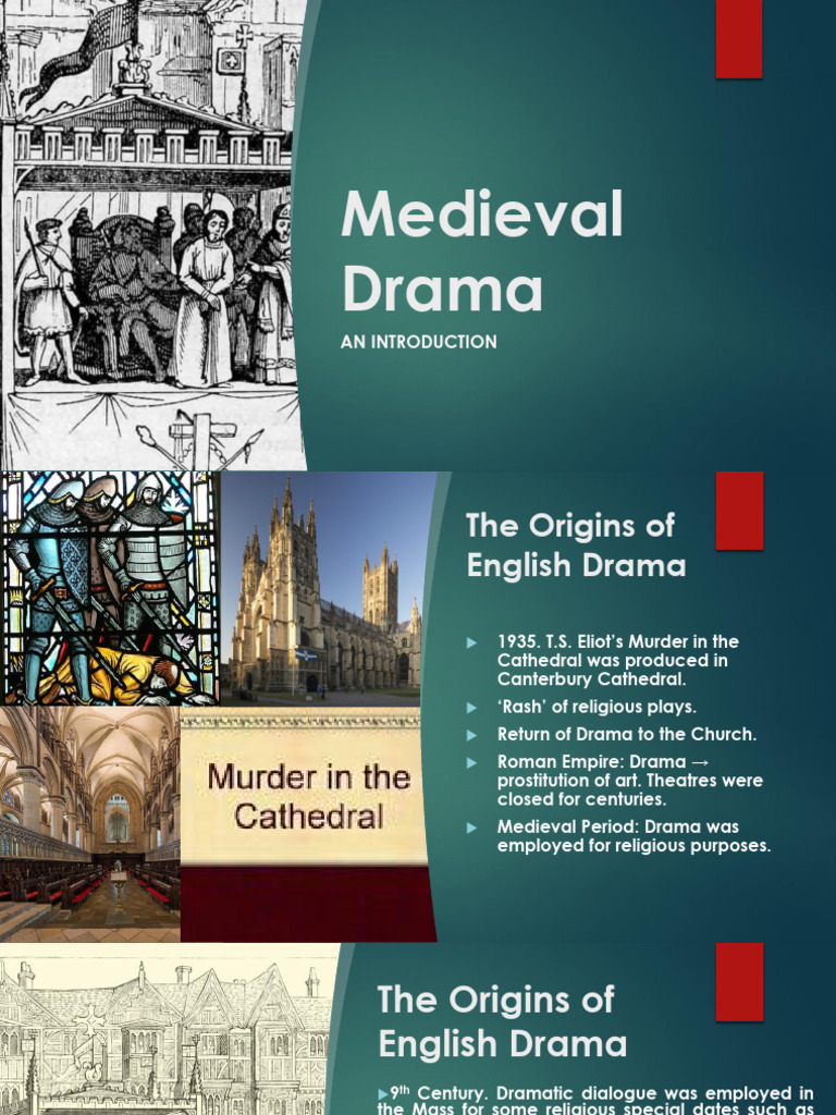Origins of Medieval English Drama | PDF | Classics | General Fiction