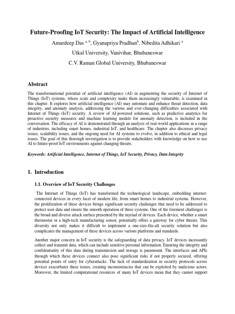 chapter | PDF | Internet Of Things | Security