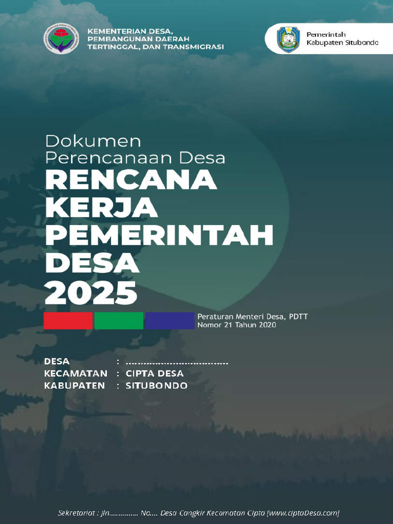 Dokumen RKP Desa Tahun 2024 (WWW - Ciptadesa.com) | PDF