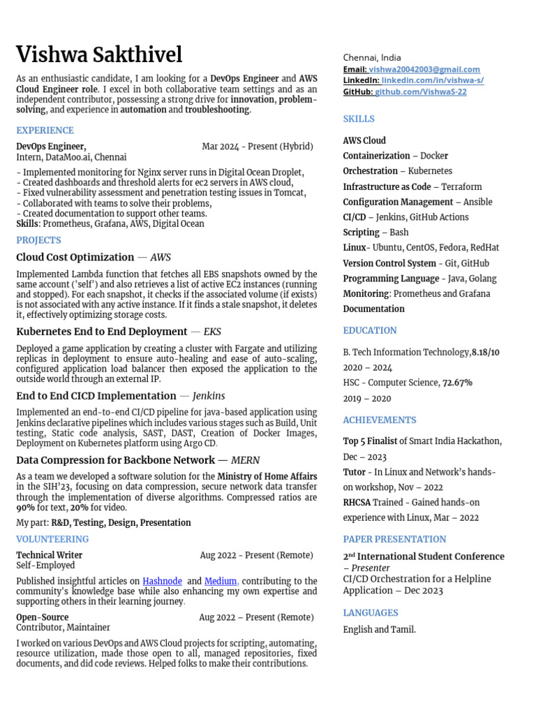 Ishwa Sakthivel: Skills | PDF | Software Development | Computing