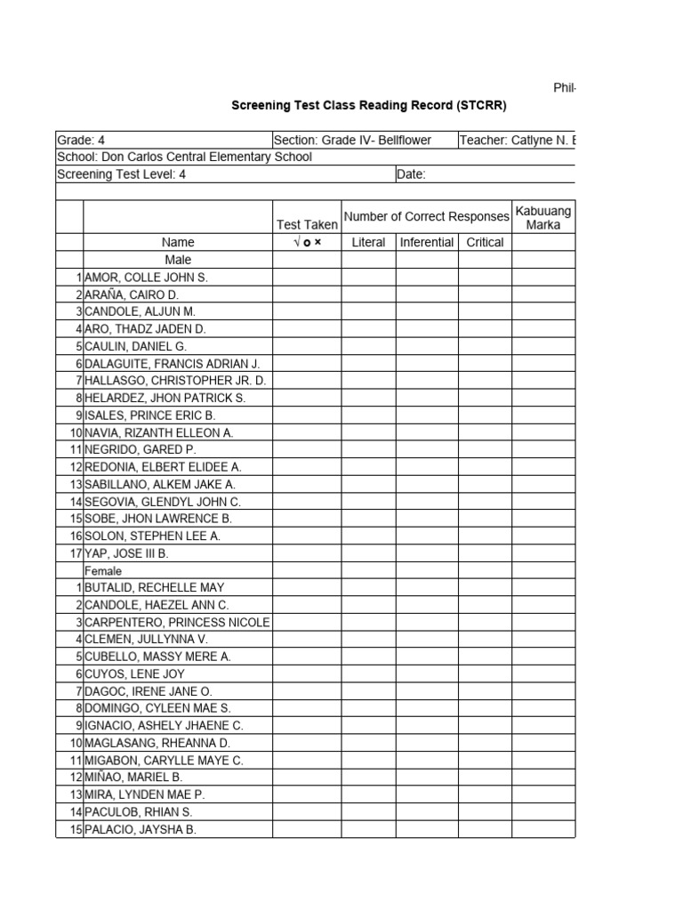 group-screening-test-result | PDF