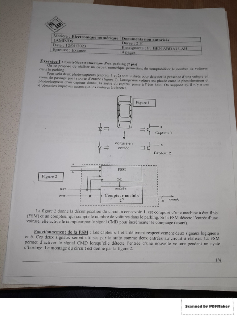 Examen Électronique | PDF
