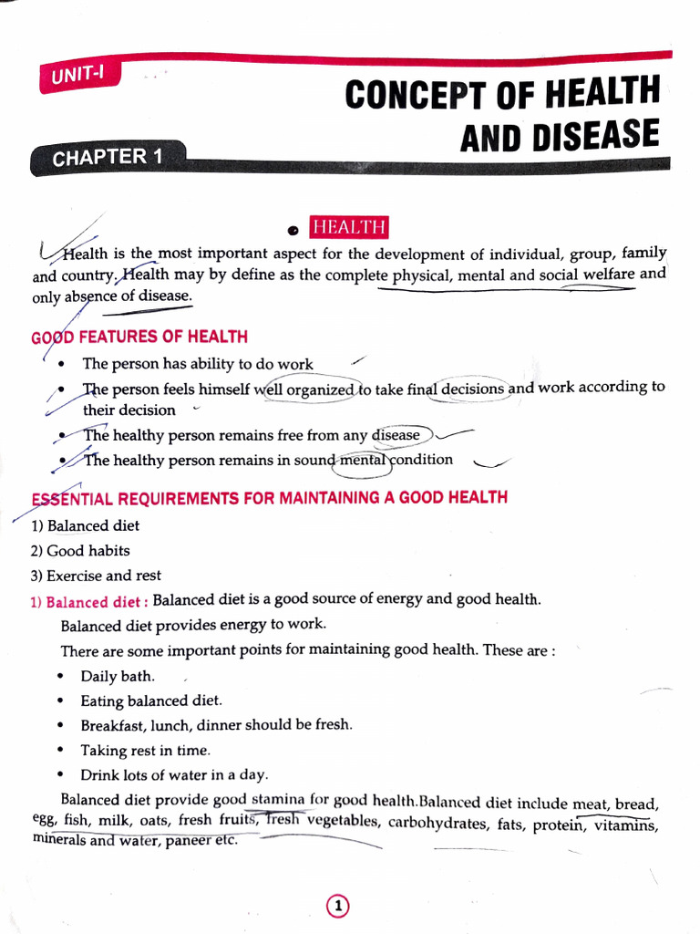 Unit 1 Part-1 | PDF | Preventive Healthcare | Healthy Diet