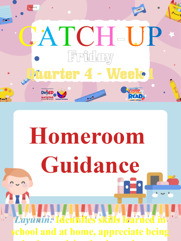 Catch Up PPT Week1 q4 Homeroom Guidance | PDF