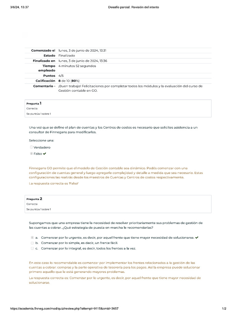 Evaluacion Resuelta | PDF