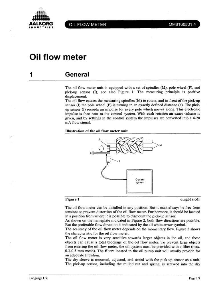 Aalborg Bolier flow meter | PDF