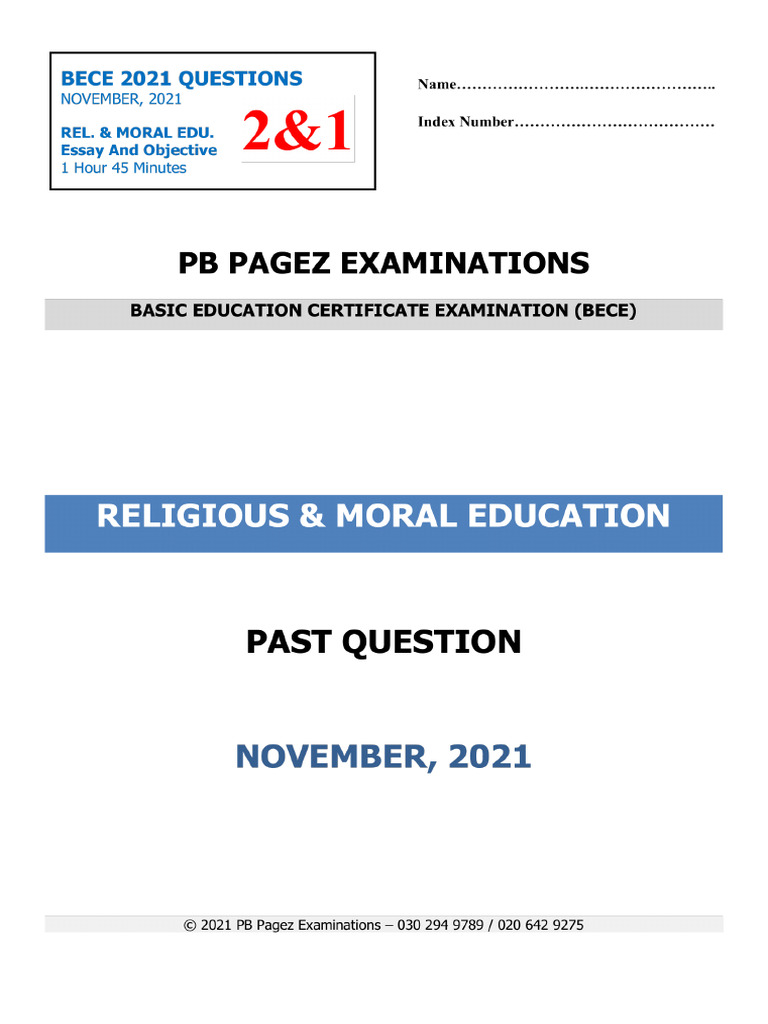 2021 Bece Rme | PDF