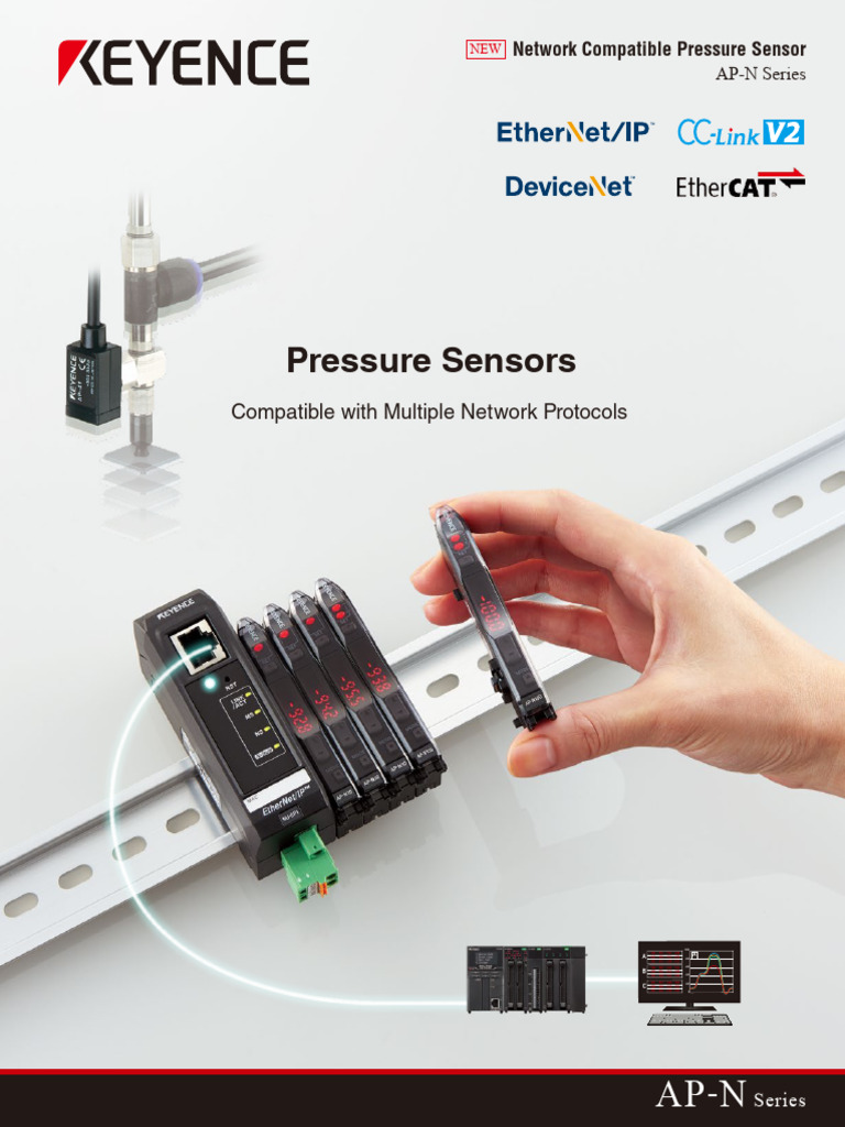 Keyence Pressure Sensors | Download Free PDF | Programmable Logic ...
