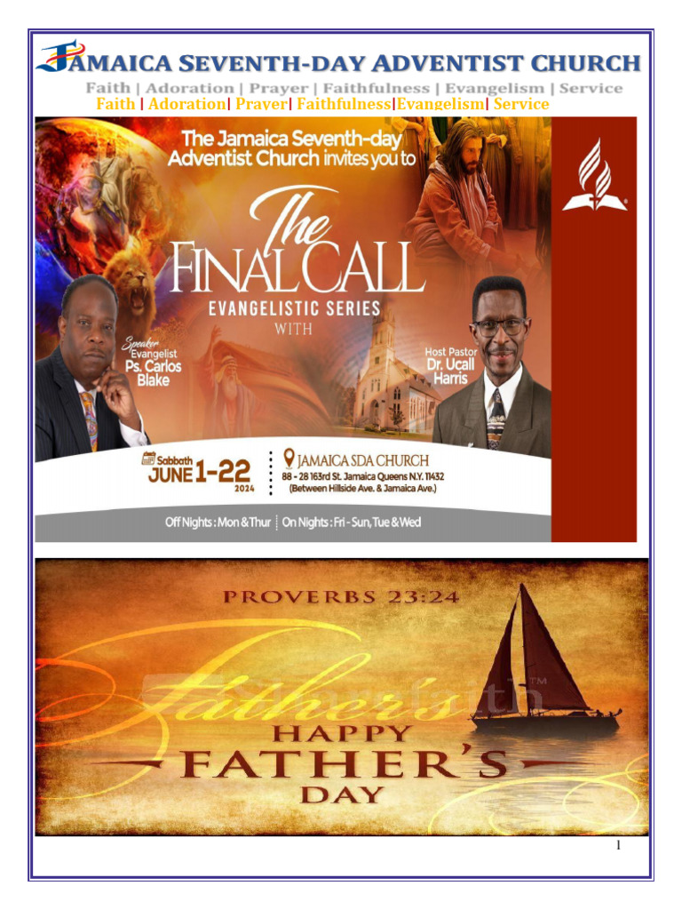 Bulletin | PDF | Elder (Christianity) | God