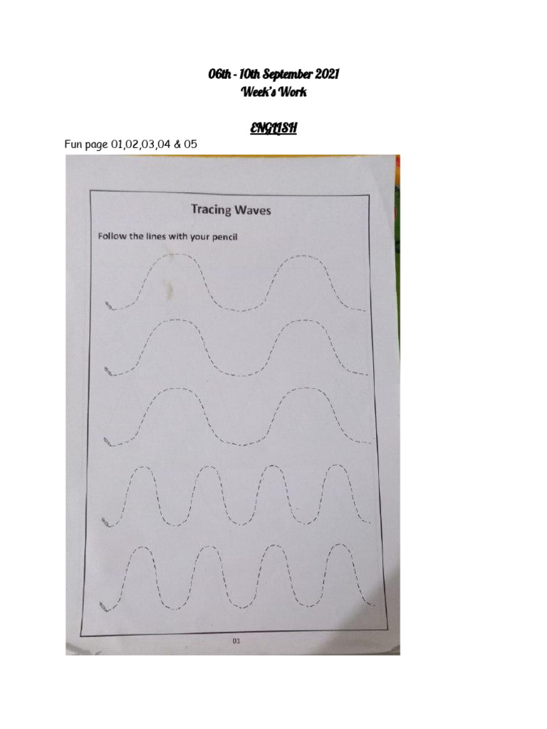 Pre Grade Weekly Activities Plan | PDF