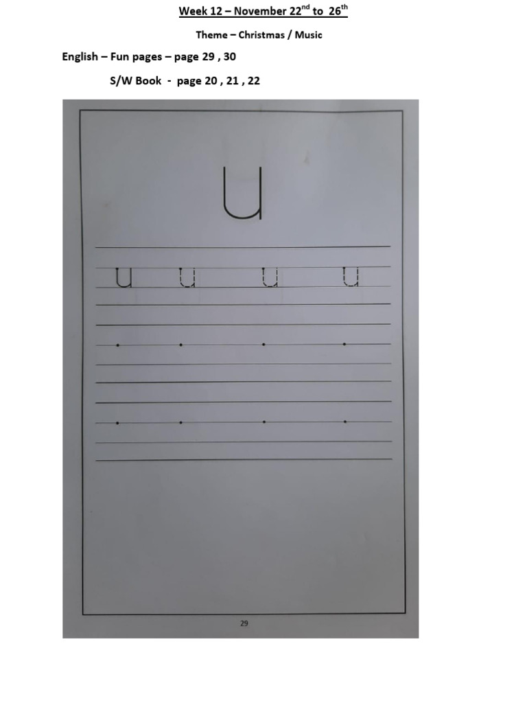 Kindergarten Practise Paper | PDF