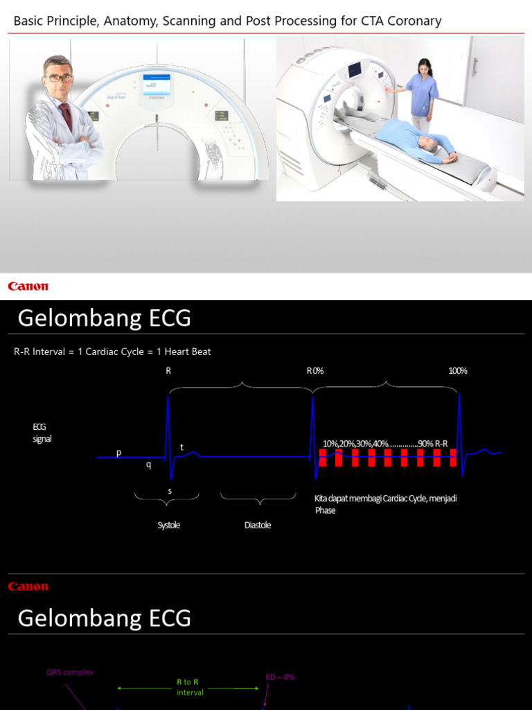 Basic Principle, Anatomy, Scanning and Post Cardiac CT | PDF