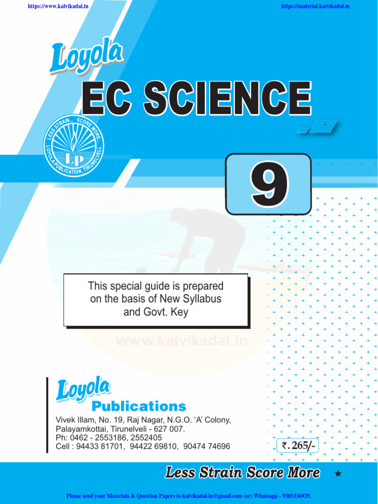 9th Science - EM - Full File | PDF | Chemistry | Applied And ...