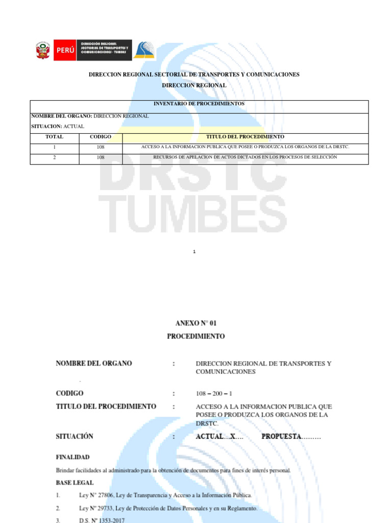 Manual de Procedimientos (Mapro) Ok | PDF | Leyes de libertad de información por país | Contabilidad