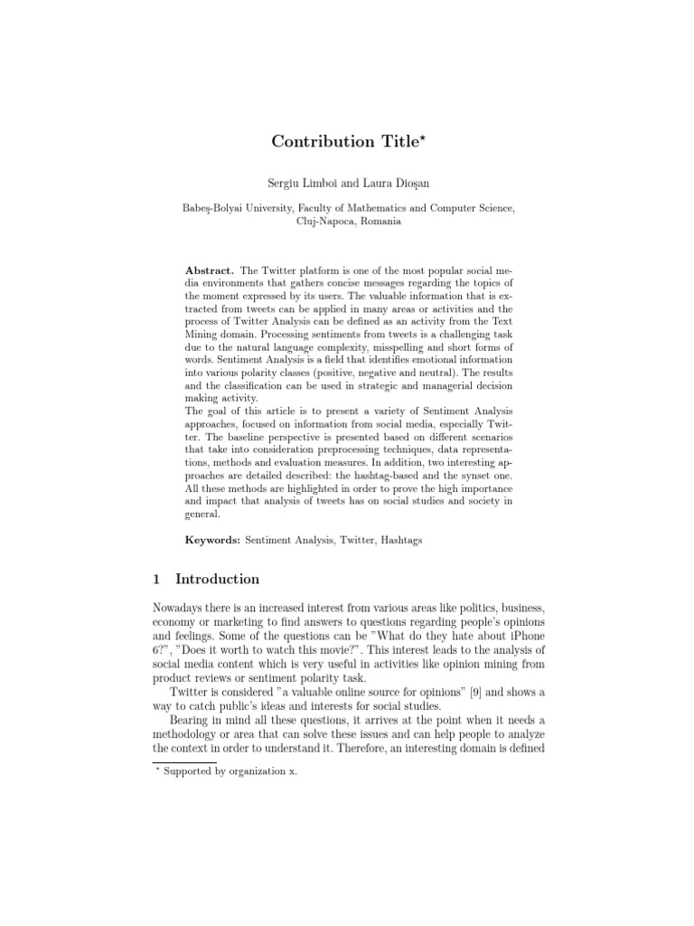 samplepaper | PDF | Support Vector Machine | Statistical Classification