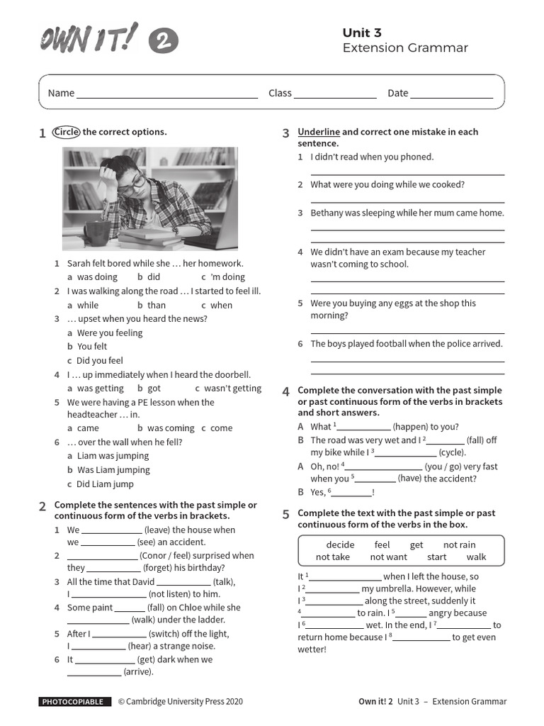 Extension Grammar Unit3 Without Answers | PDF | Grammar | Linguistics
