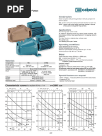 Calpeda Catalogue - en - 50hz NMP | PDF | Pump | Electric Motor