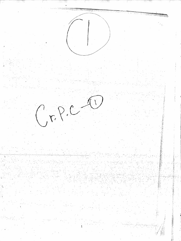 CRPC 1 | PDF
